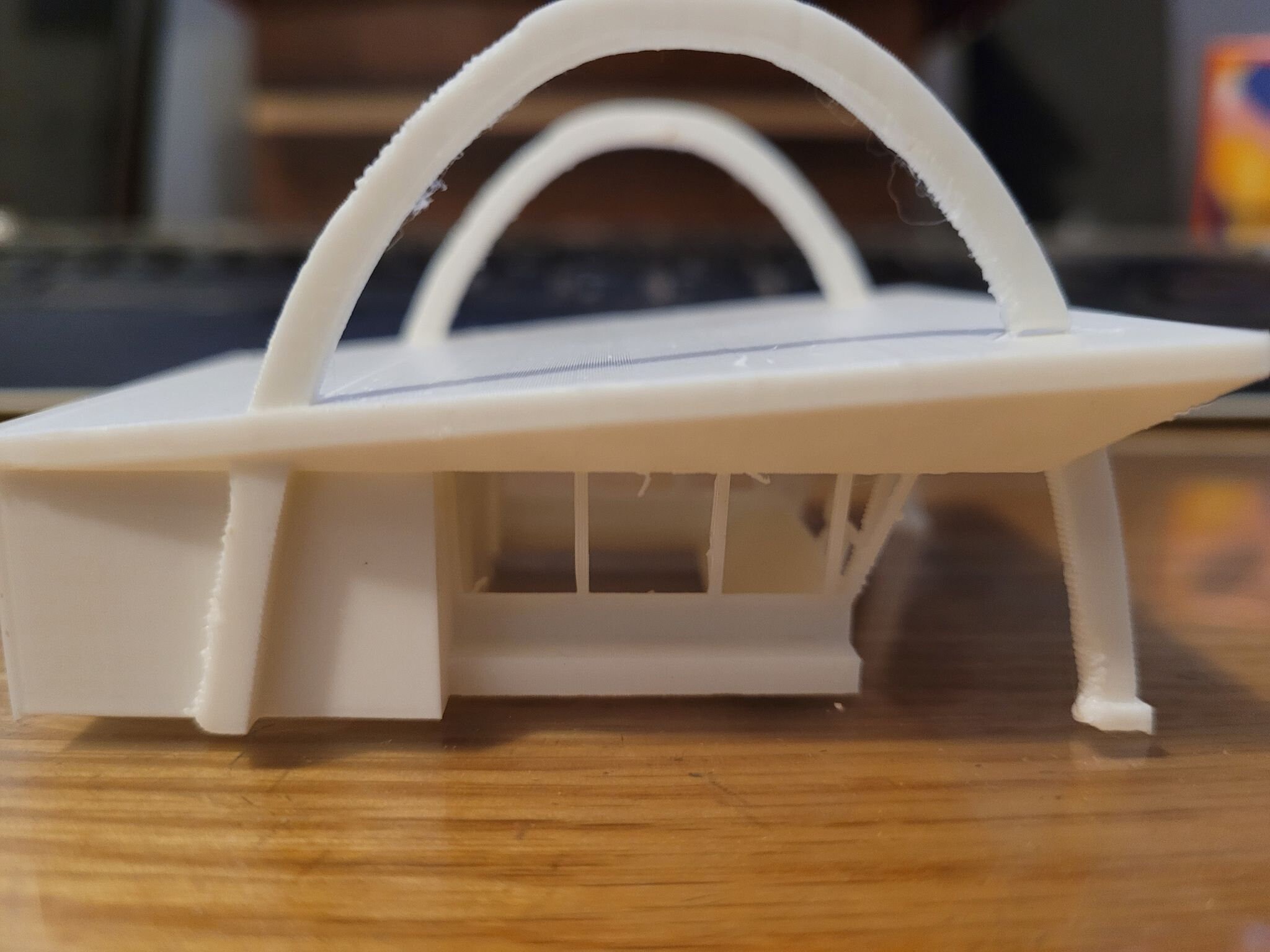 Replica Mcdonald's Restaurant Building Train Scenery White | Paintable | Golden Arches ...