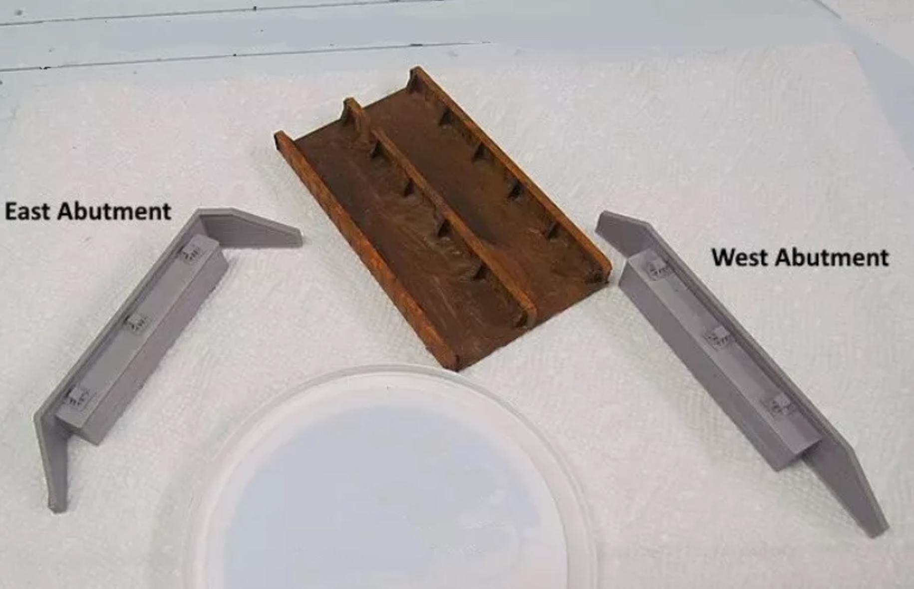 Girder Railroad Bridge Model Train Kit: HO N Z Scale, Single/dual Track ...