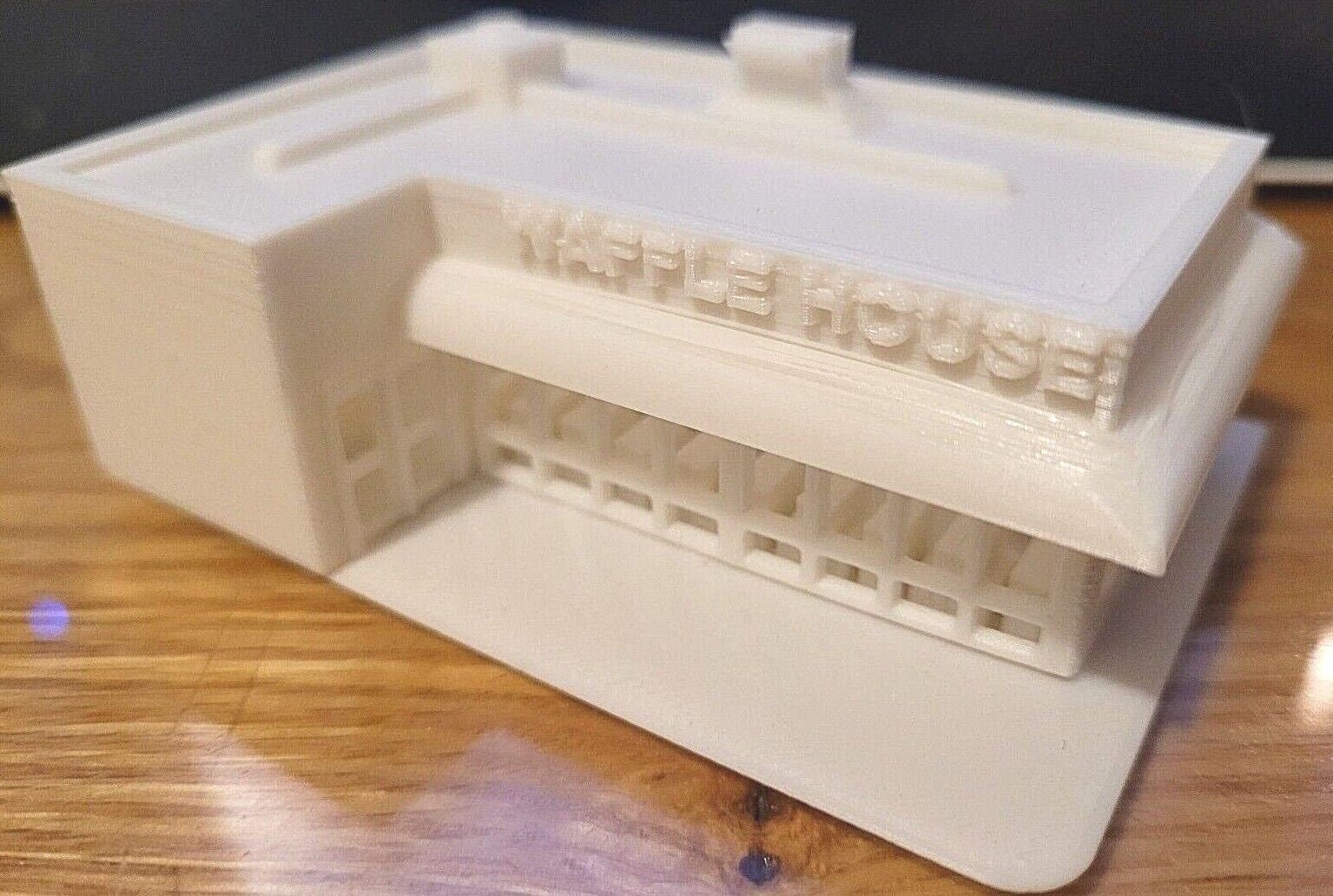 HO or N Scale Waffle House Building Scenery Kit White & Paintable ...