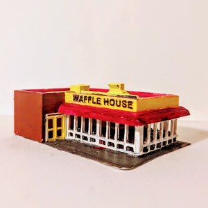 HO or N Scale Waffle House Building Scenery Kit White & Paintable ...