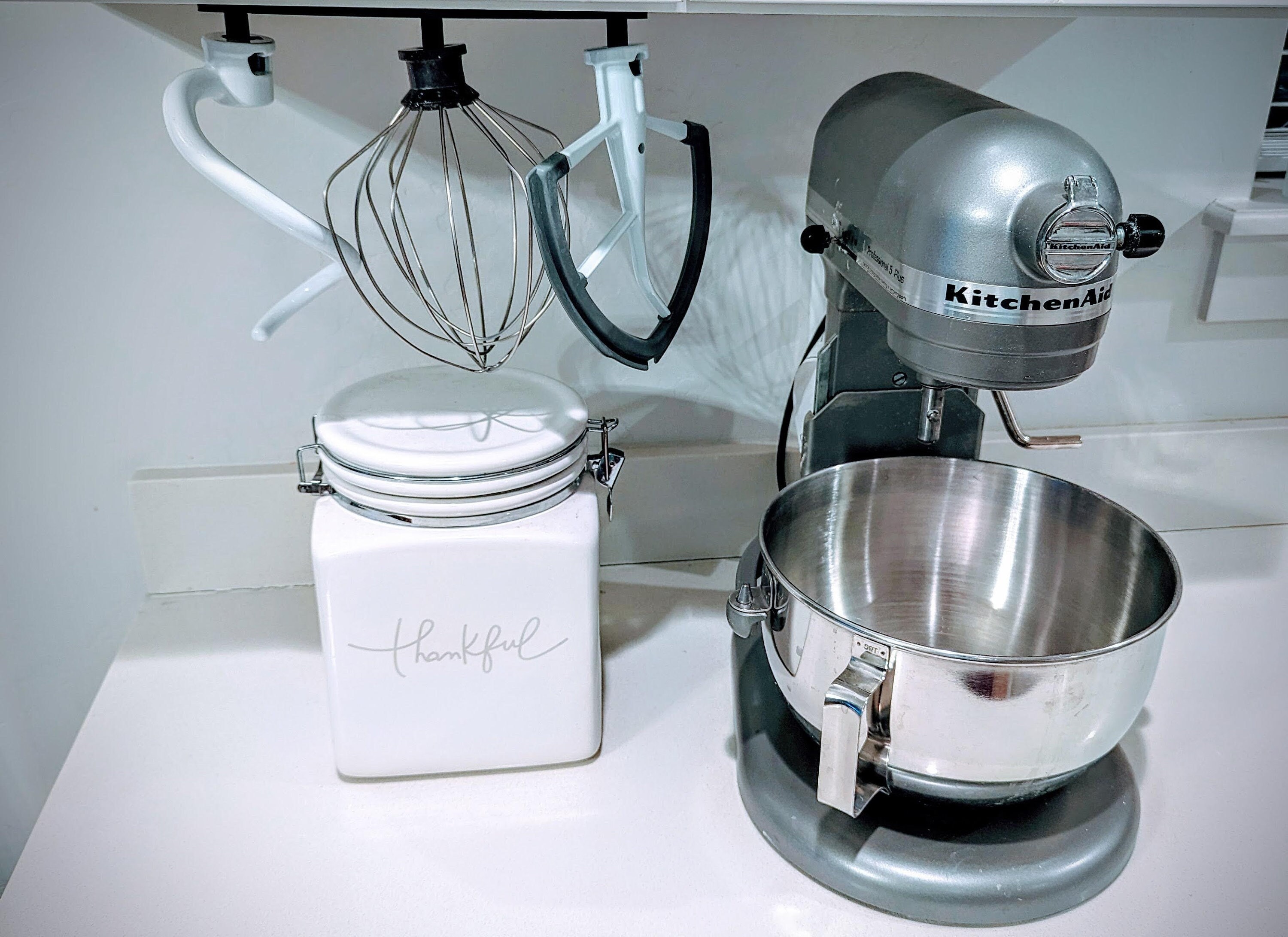 Hanging Kitchenaid Mixer Triple Attachment Mount | Organize Your Flat ...