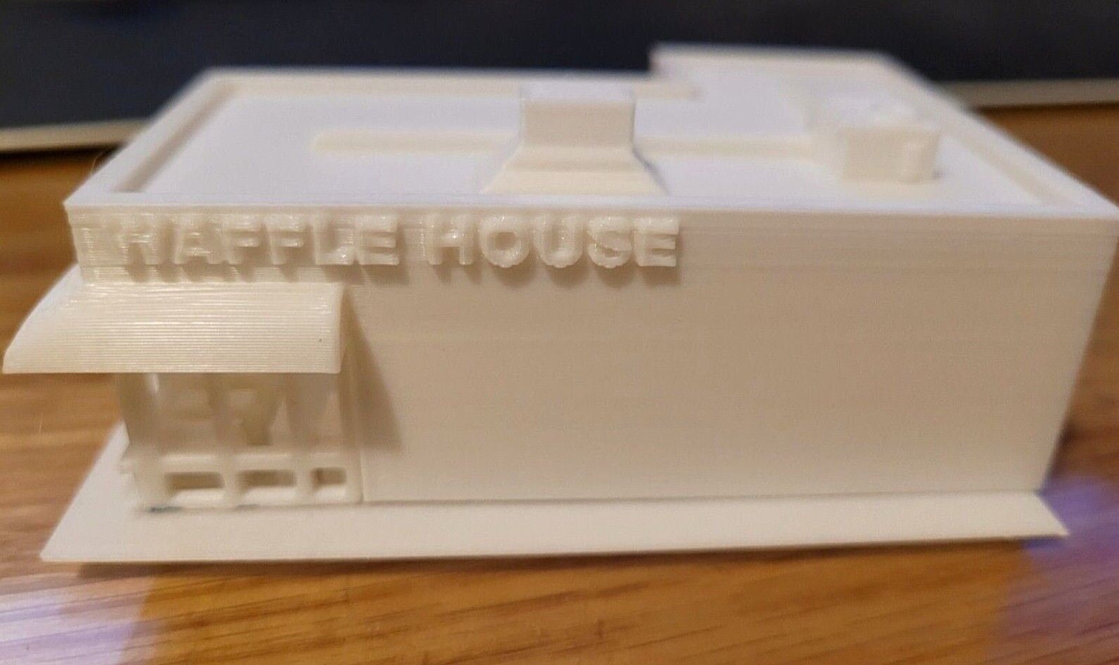 HO or N Scale Waffle House Building Scenery Kit White & Paintable ...