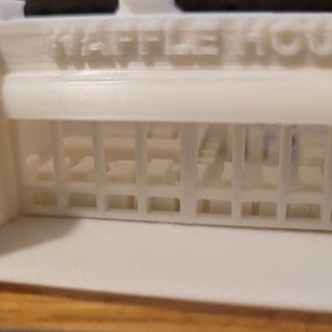 HO or N Scale Waffle House Building Scenery Kit White & Paintable ...