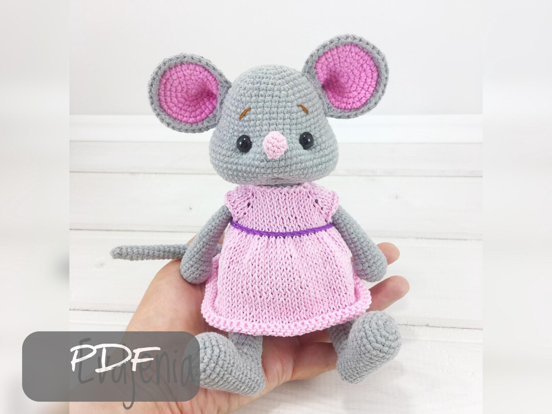Good Little Mouse, Crochet Pattern Mouse, Amigurumi Mouse - Etsy