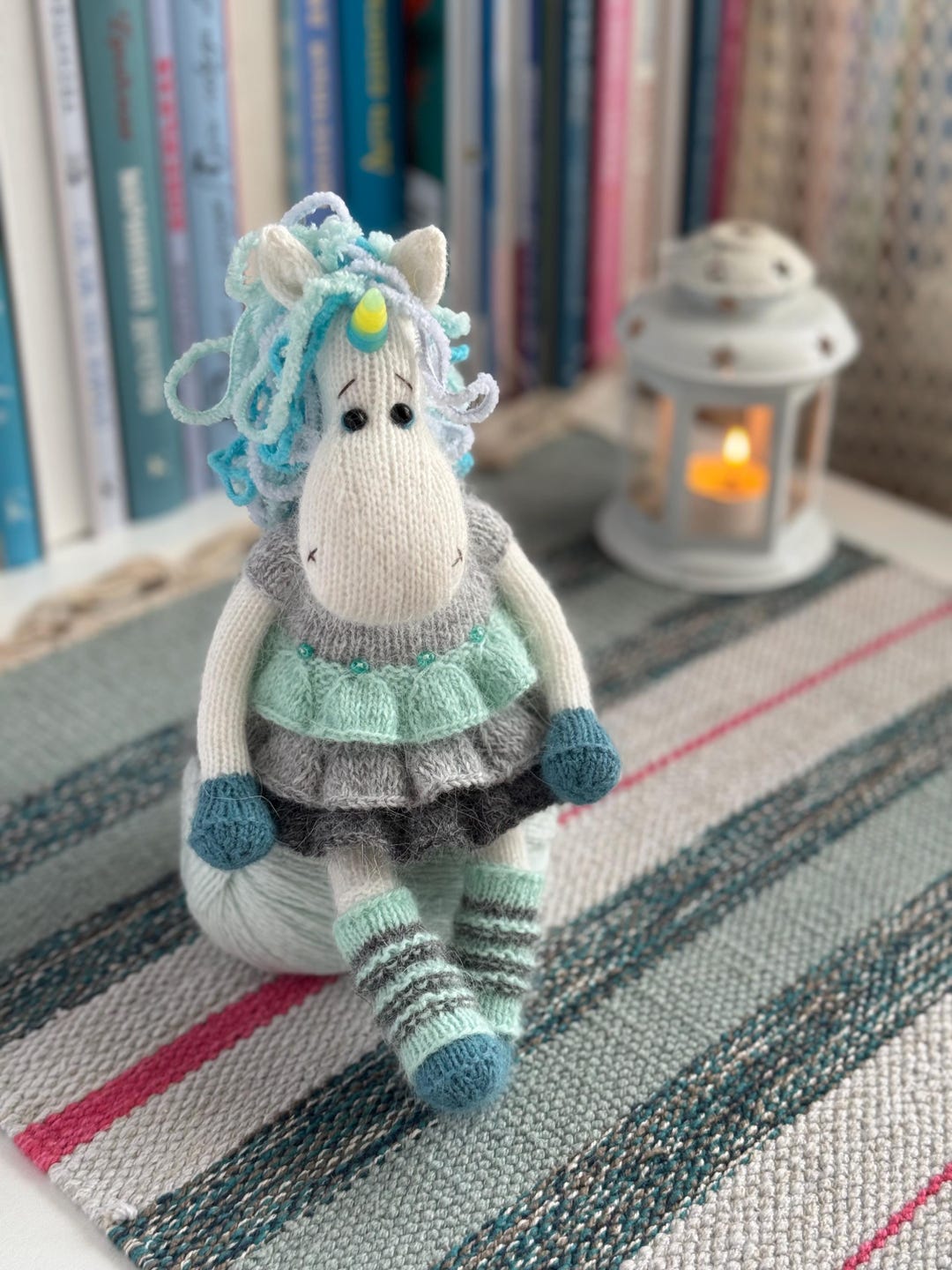 Unicorn Knitting Pattern. Amigurumi Knitted Unicorn. - Etsy