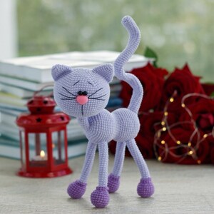 Amigurumi Cat Crochet Pattern, Funny Kitten (PDF Pattern) - Etsy