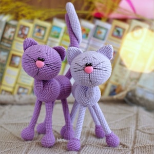 Amigurumi Cat Crochet Pattern, Funny Kitten (PDF Pattern) - Etsy