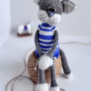 Knitting Patterns Cats. Amigurumi Knit Cat. - Etsy
