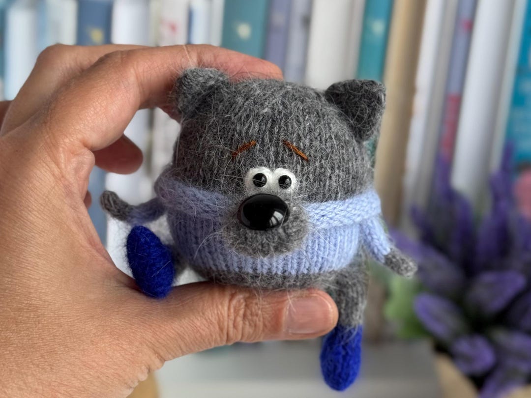 Knitting Pattern Wolf. Amigurumi Toy. Stuffed Animal Wolf. - Etsy