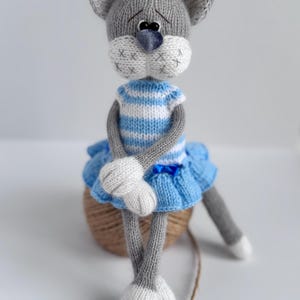Knitting Patterns Cats. Amigurumi Knit Cat. - Etsy