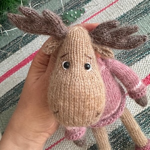 Christmas Moose. Knitting Pattern. Knitting Deer. - Etsy