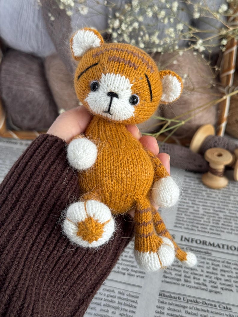 Knitting Pattern the Tiger Cub, Amigurumi - Etsy UK