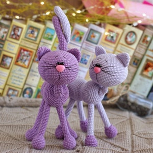 Amigurumi Cat Crochet Pattern, Funny Kitten (PDF Pattern) - Etsy