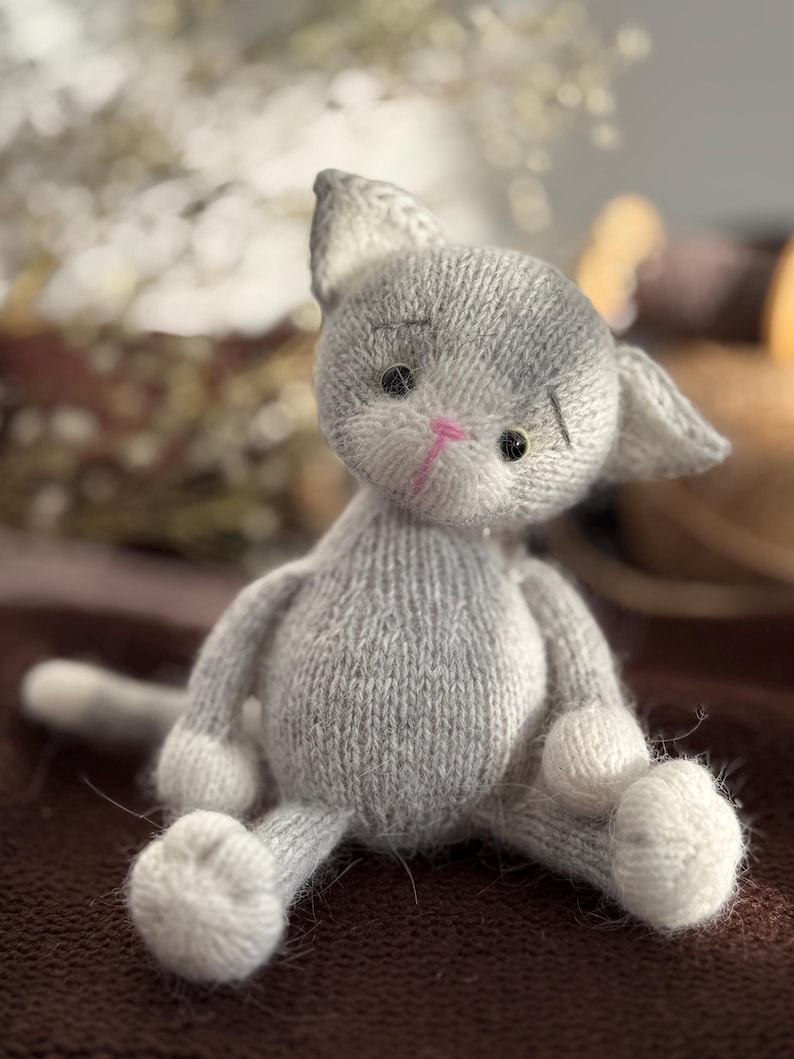 Kitty Knitting Pattern, Amigurumi Cat - Etsy UK