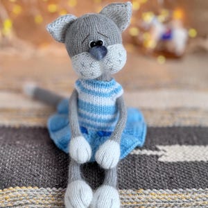 Knitting Patterns Cats. Amigurumi Knit Cat. - Etsy