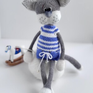 Knitting Patterns Cats. Amigurumi Knit Cat. - Etsy