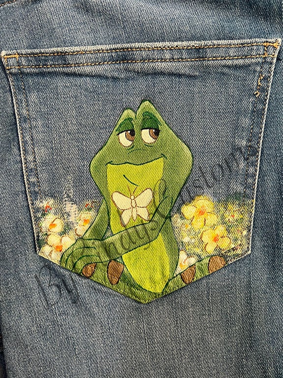 Disney - the Princess and the Frog Jeans - Etsy