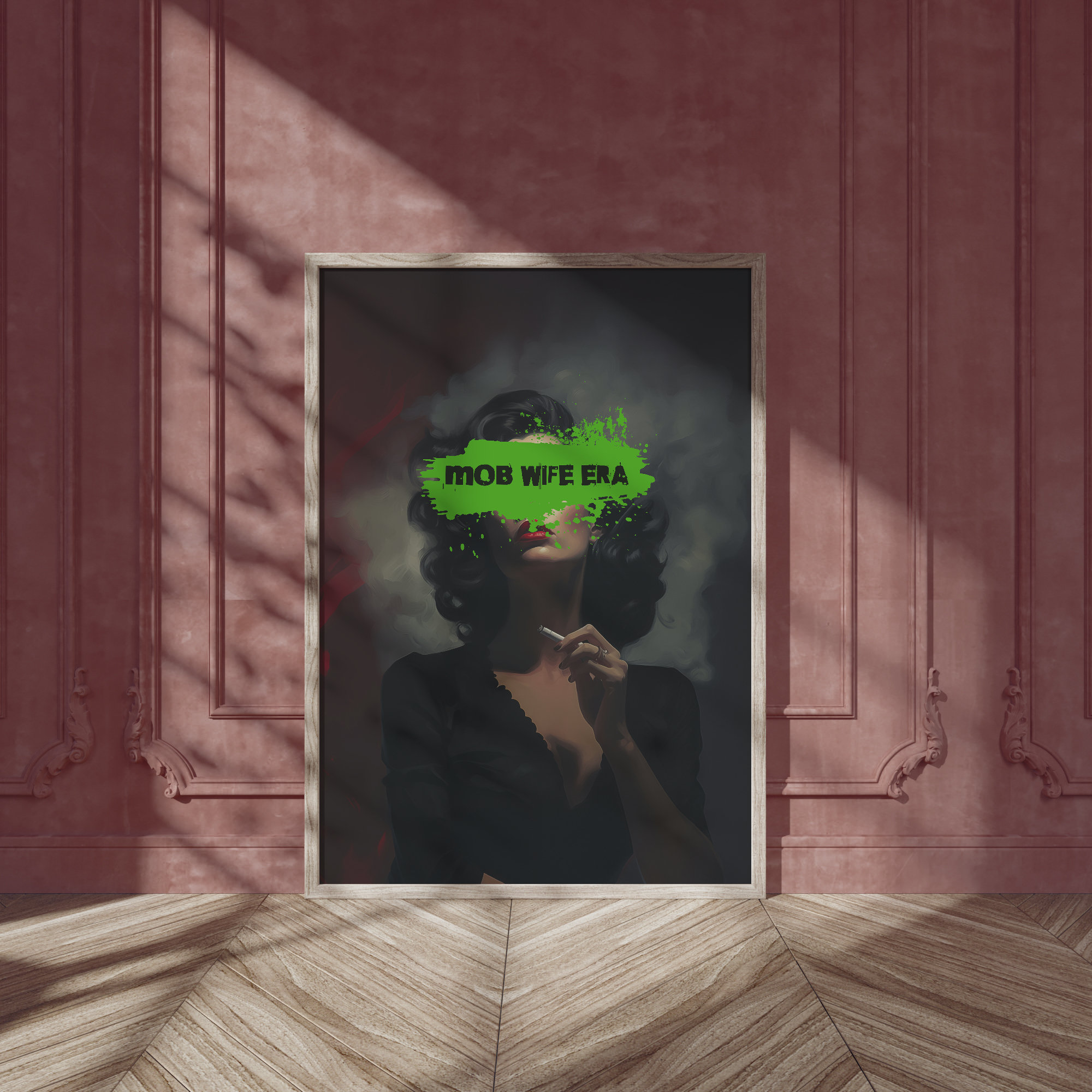 Green Mob Wife Era, Mob Wife Aesthetic, Cool Girl Aesthetic, Aesthetic ...