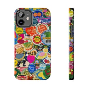 Fruit Sticker Phone Case - Etsy