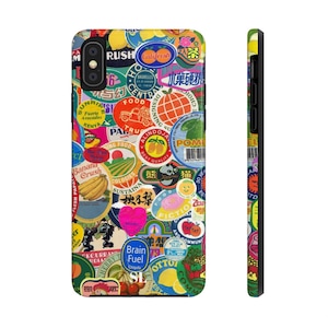 Fruit Sticker Phone Case - Etsy