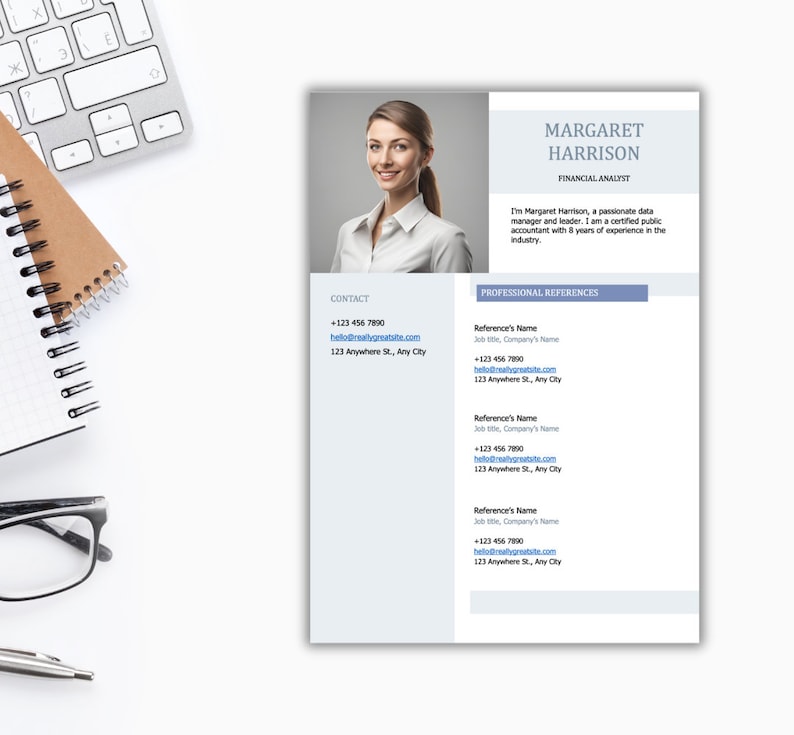 Finance Resume Template: Your Path to Success. CV Template 1 Page ...