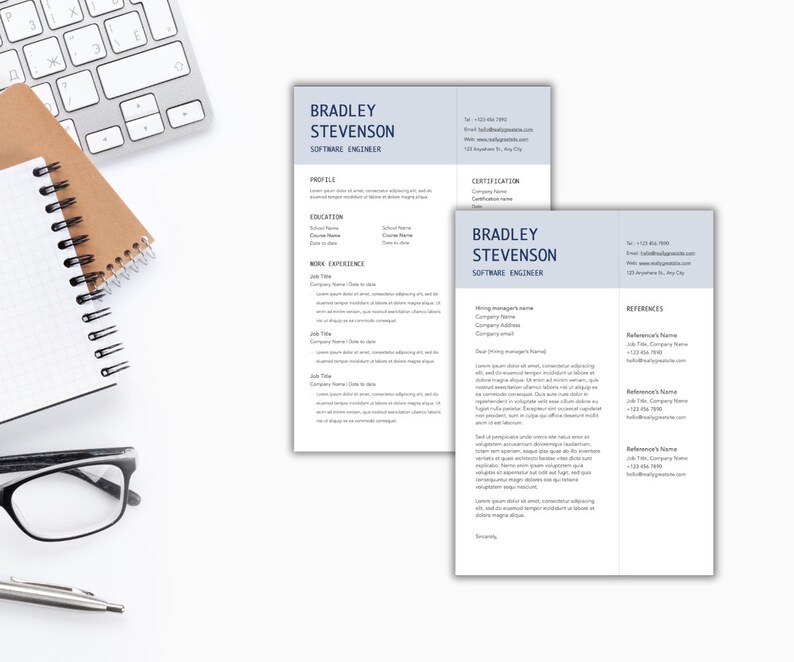 Design Resume Template, Your Perfect Resume for Your Ideal Application ...