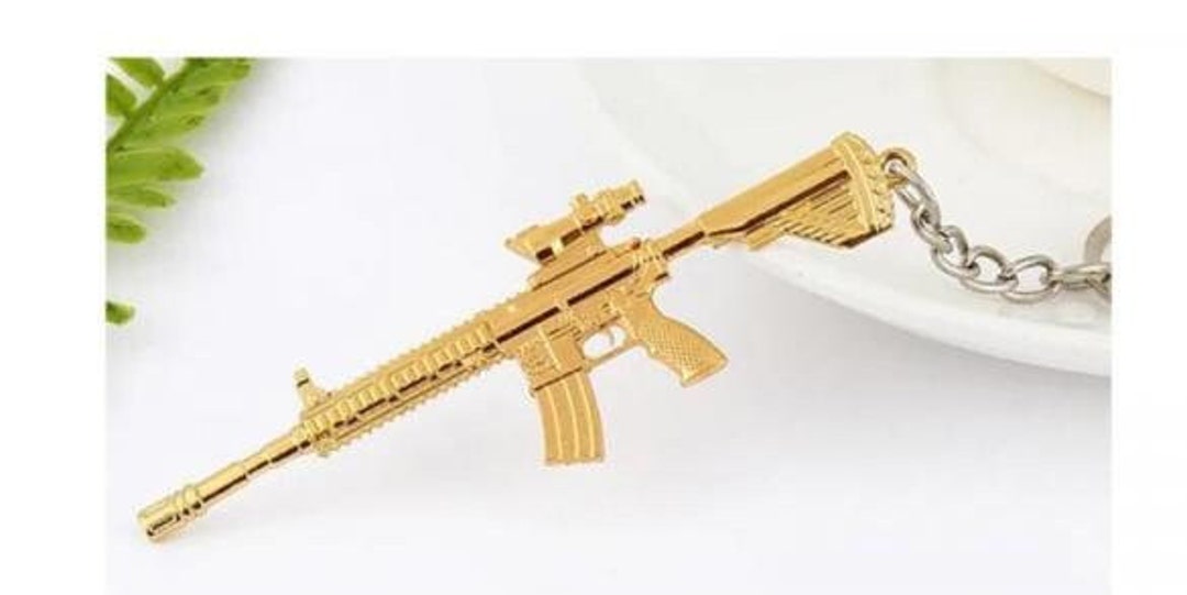 Rifle Keychains Detailed Design and Firm Chain. - Etsy