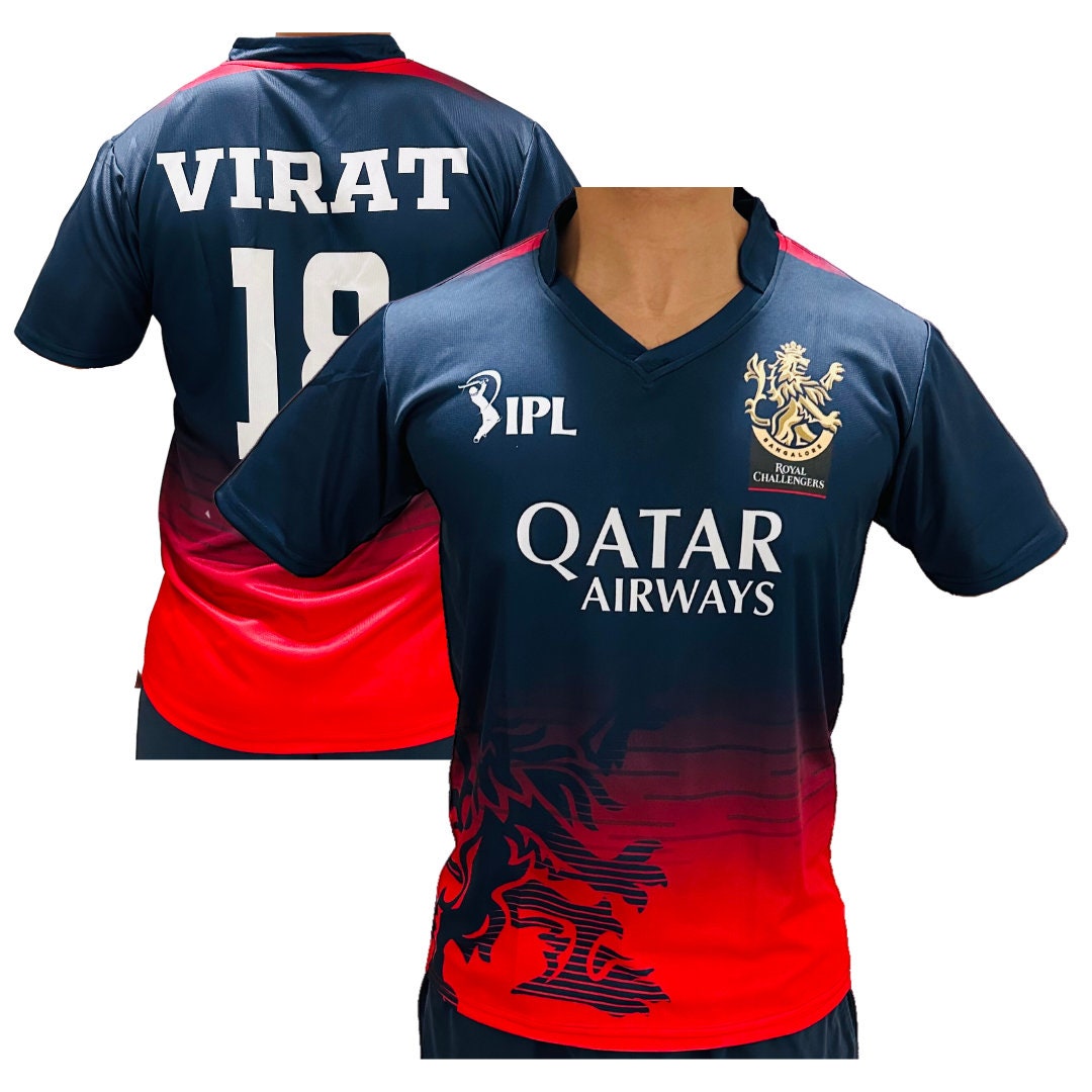 Buy IPL Cricket Jersey Free Shipping Chennai CSK , Bangalore RCB ...