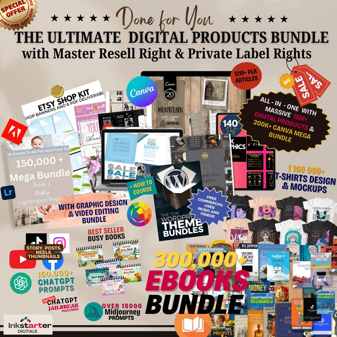 Done for You: Ultimate Digital Products Ideas Bundle With MRR & PLR ... Done for You: Ultimate Digital Products Ideas Bundle With MRR & PLR ...