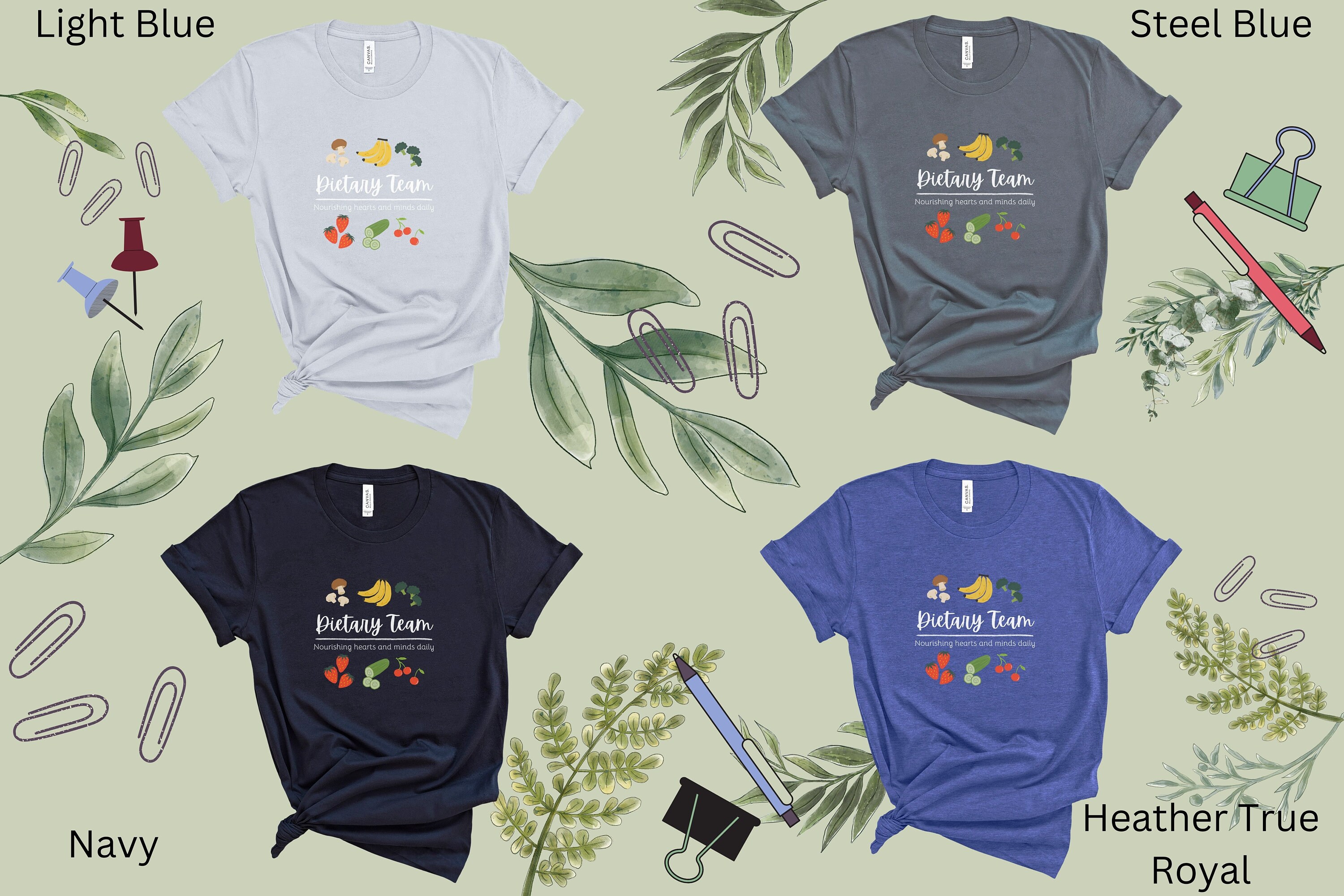 Dietary Team Tee, Dietary Worker Tees, Dietary Squad Shirt, Food ...