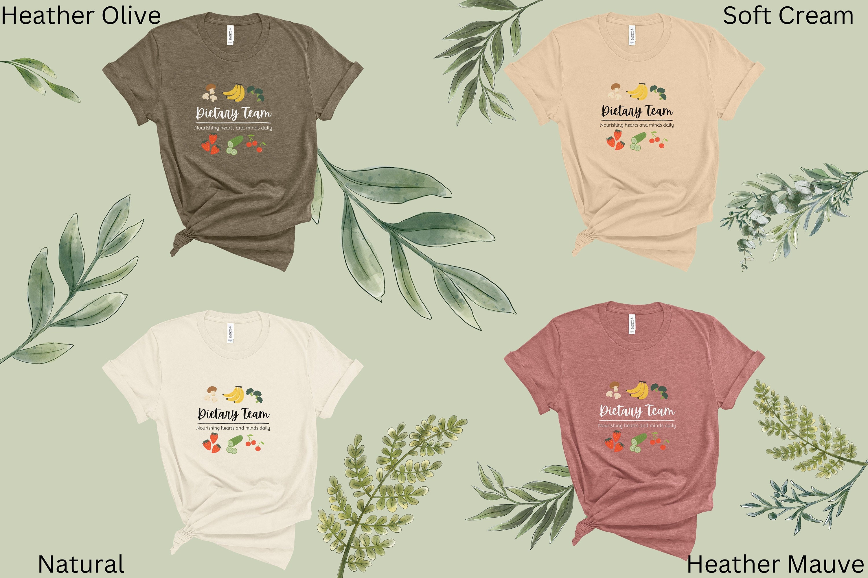 Dietary Team Tee, Dietary Worker Tees, Dietary Squad Shirt, Food ...