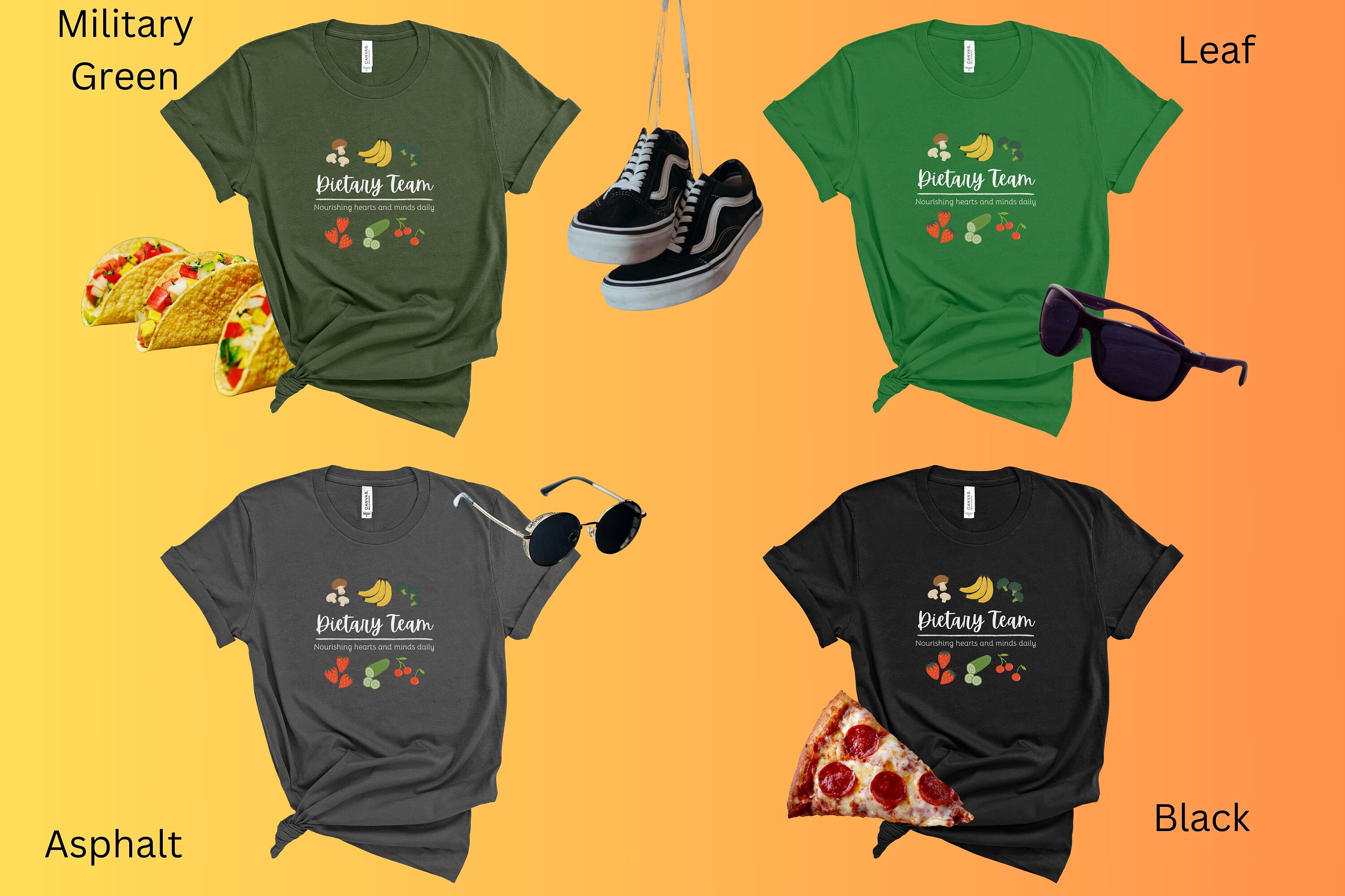 Dietary Team Tee, Dietary Worker Tees, Dietary Squad Shirt, Food ...