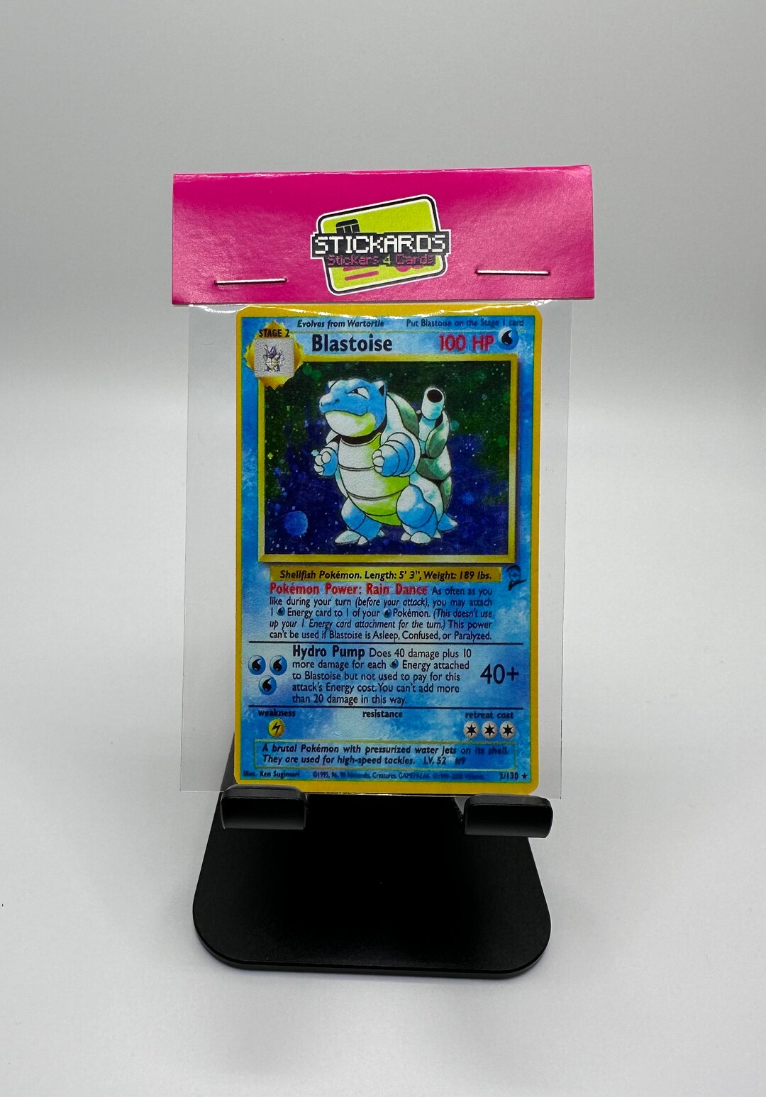 POKÉMON: Blastoise Card Sticker Card Sleeve for Credit or Debit Card - Etsy