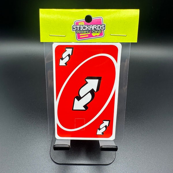 Plastic Reverse Uno Card - Etsy