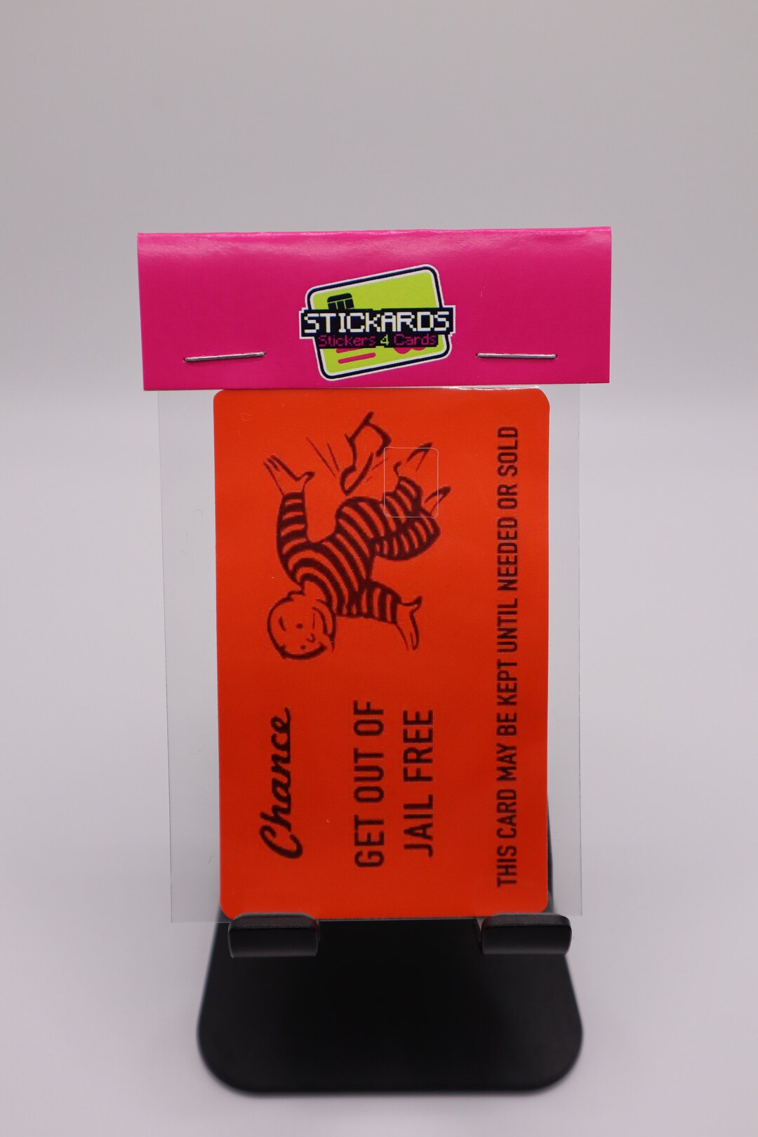 MONOPOLY: Get Out of Jail Chance Card Sticker for Credit or Debit Card ...