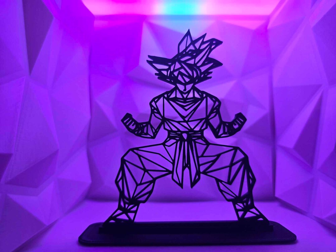 Goku, Geometric Art Stand, Dragon Ball Z Fan Art, Dragon Ball Super Fan ...