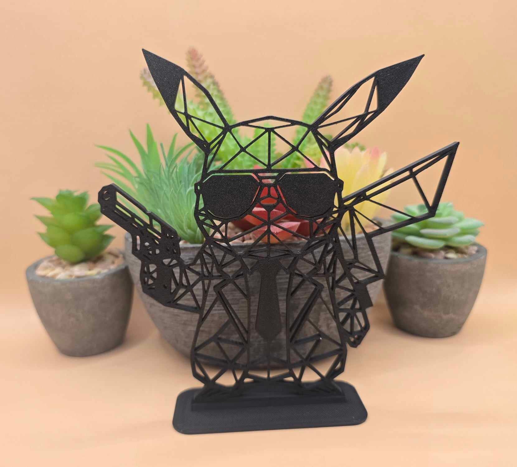 Agent Pikachu, John Wick Pikachu, Pikachu Fan Art, Geometric Pikachu ...