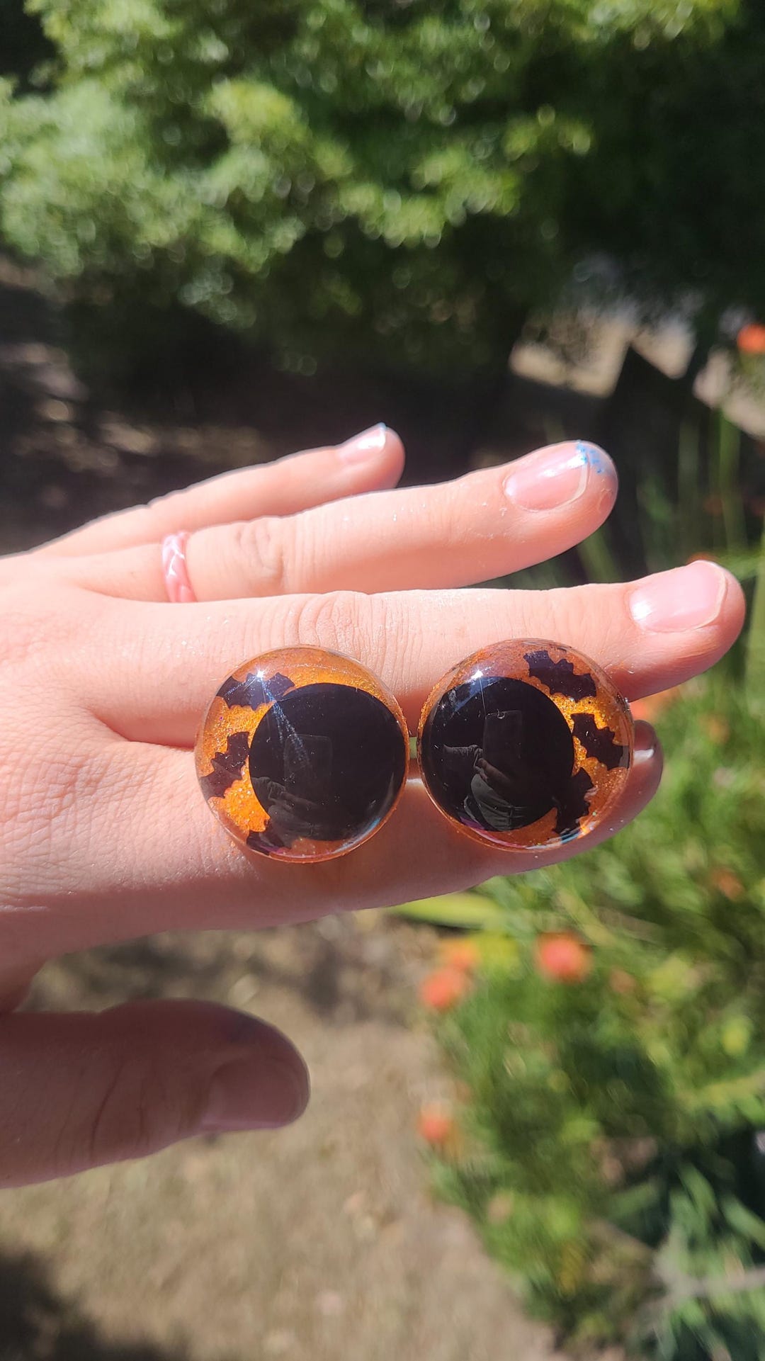 Bat Hand Painted Safety Eyes - Etsy