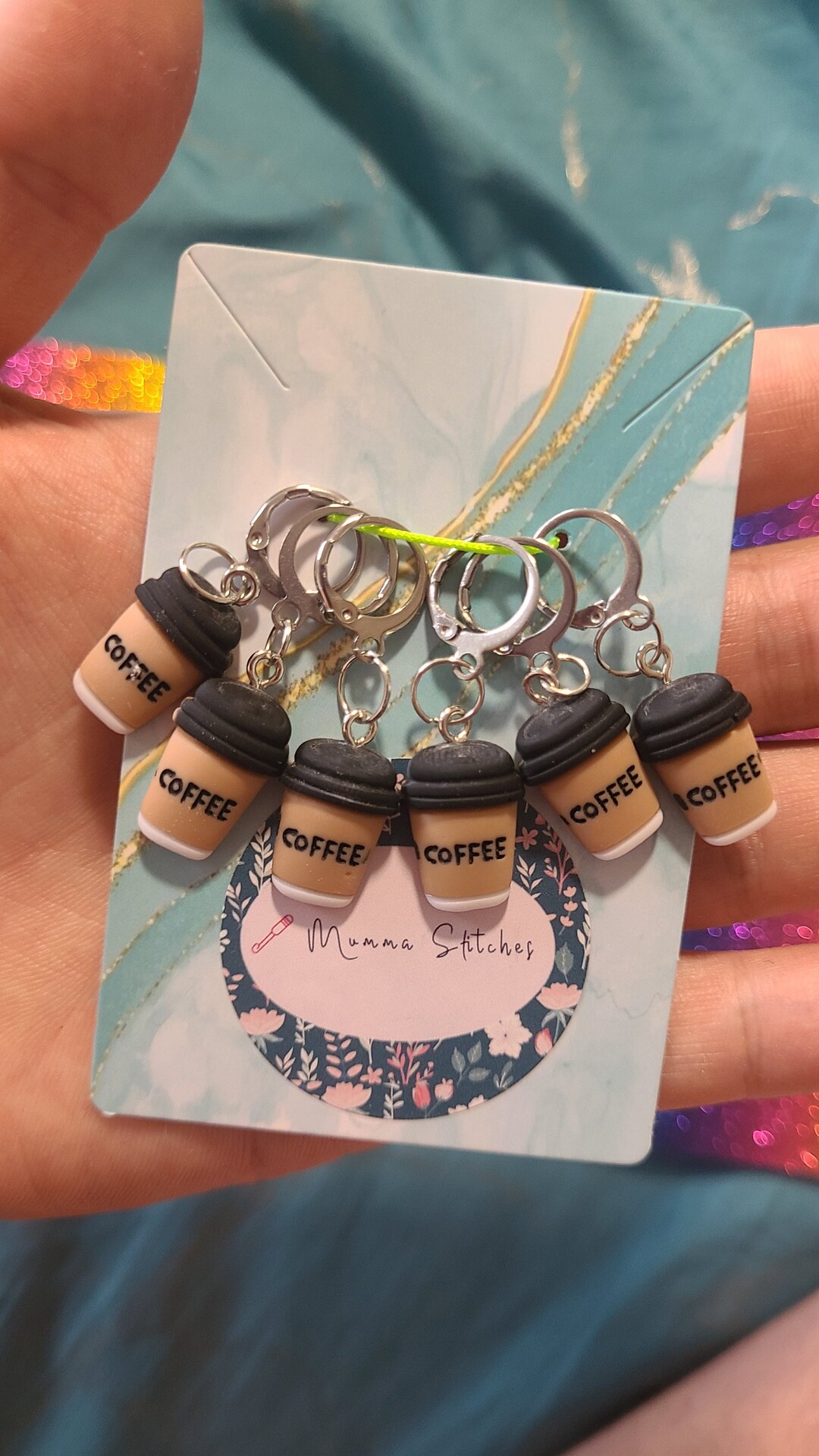 Coffee Stitch Markers - Etsy