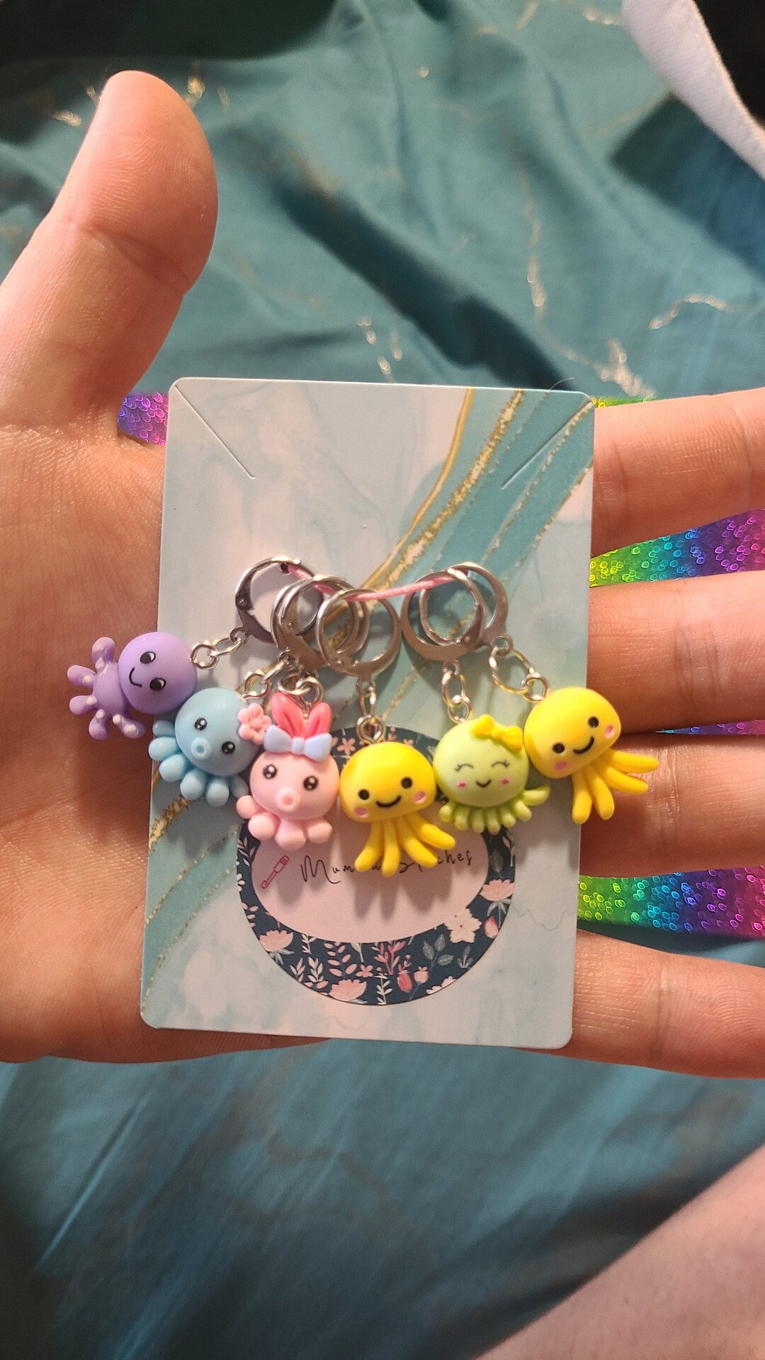 Octopus Stitch Markers - Etsy