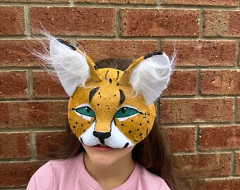 Serval Cat Mask - Etsy