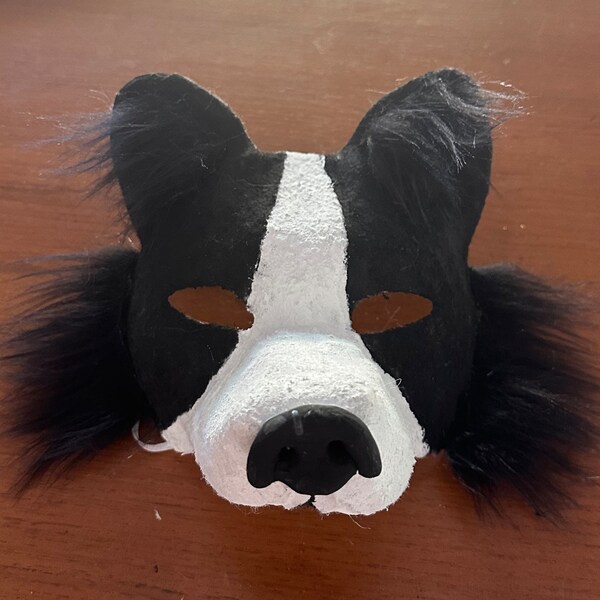 Border Collie Mask - Etsy Australia