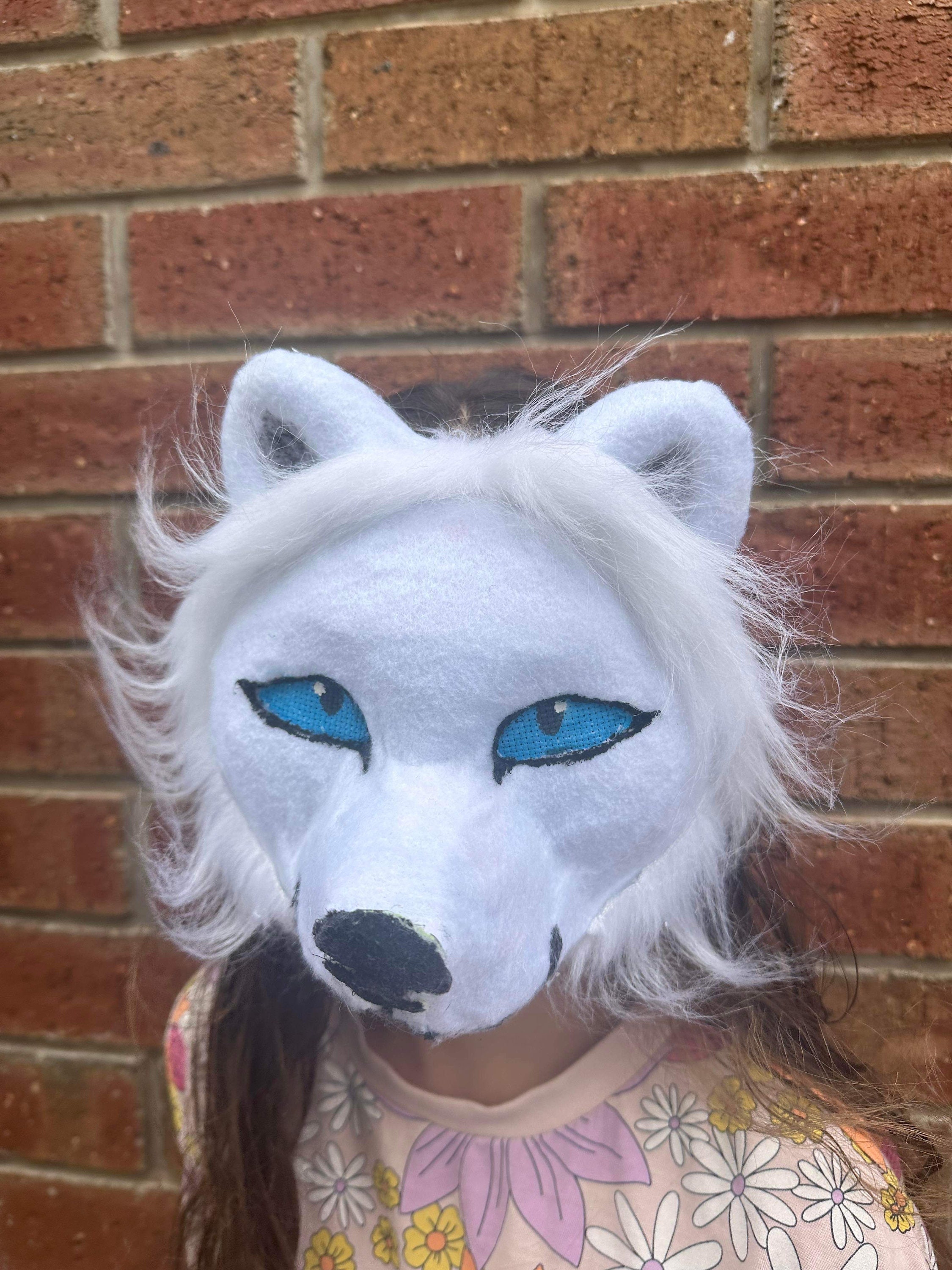 Arctic Fox Mask - Etsy