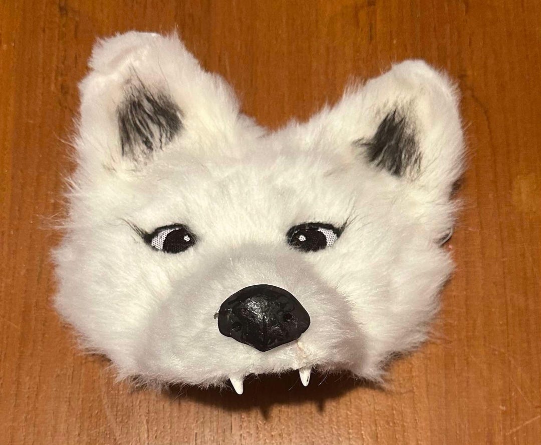Arctic Fox Mask - Etsy