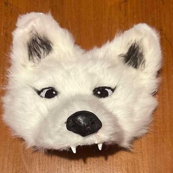 Arctic Fox Therian Mask - Etsy