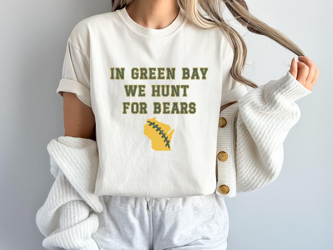Green Bay Football Comfort Colors® Bears Cry Packer Shirt for Green Bay ...