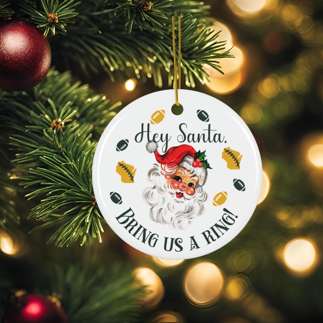 Green Bay Christmas Ornament Packer Fan Gift for Football Fan Christmas ...