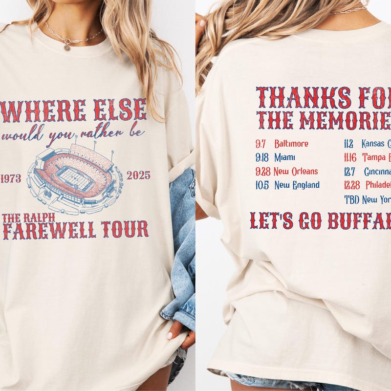 Ralph Farewell Tour Buffalo Bills - Etsy