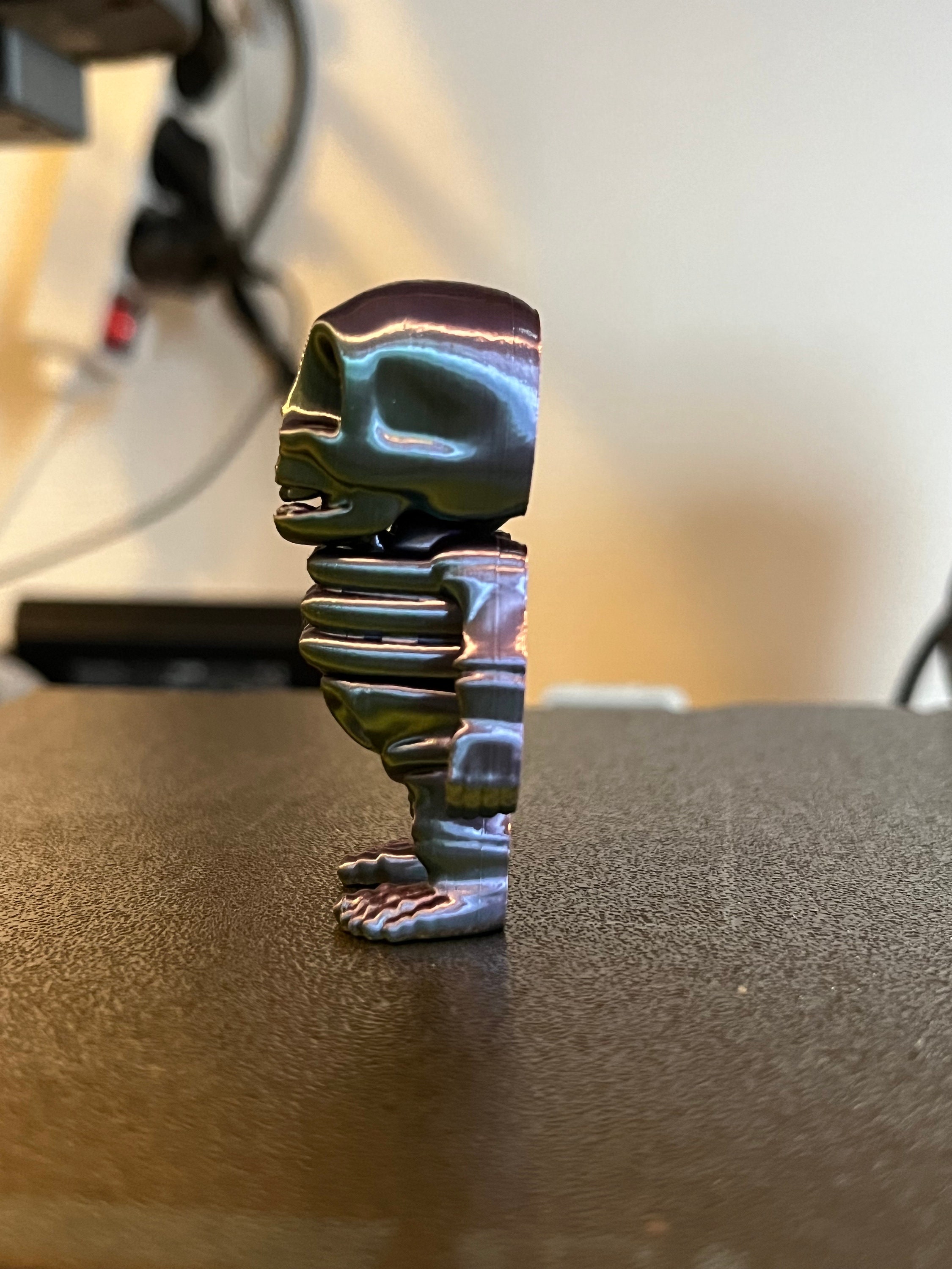 Mini Articulated Flexi Skeleton 3D Print Fidget - Etsy