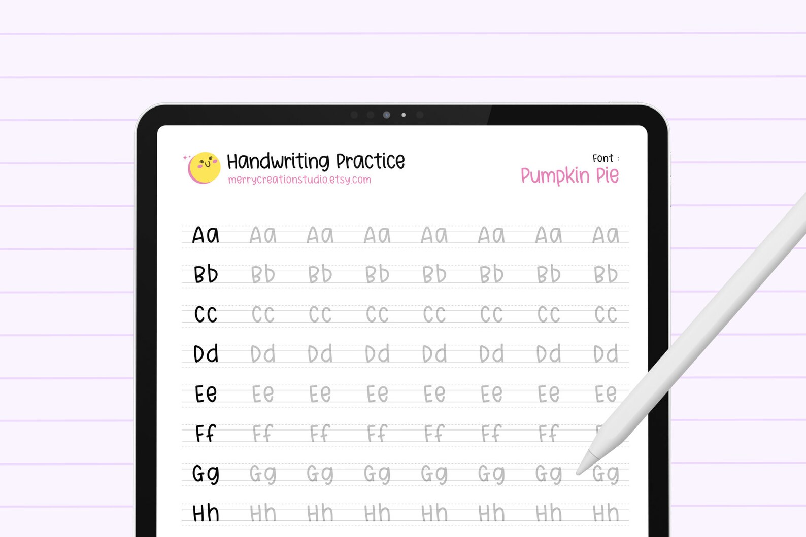 Cute Handwriting Practice Worksheet Neat Handwriting Workbook Hand ...